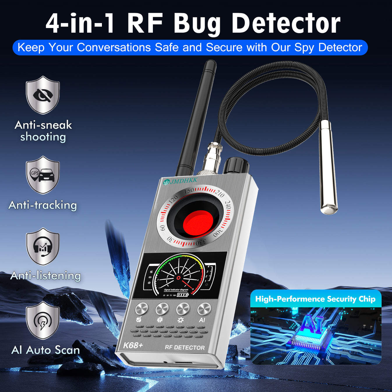 YK68 Hidden Camera Detectors – JMDHKK