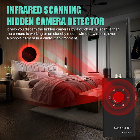 JMDHKK K18+ Hidden Camera Detectors for Travel, Hotels, Offices, Cars
